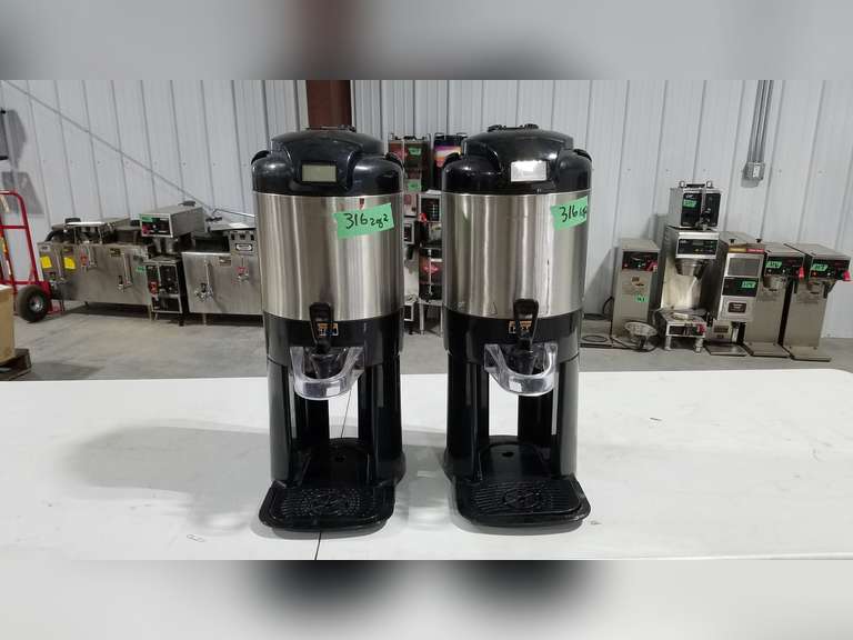 (2) Bunn 1.5 Gallon Digital Coffee Server W/Stand and Drip Tray - Adam ...