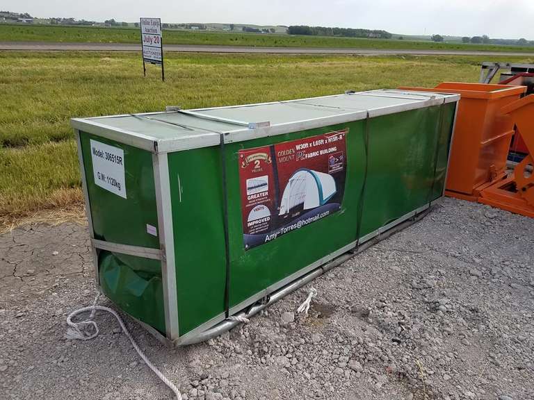 Golden Mount Fabric Building - 30FT W x 65FT Long x 15FT H, new in ...