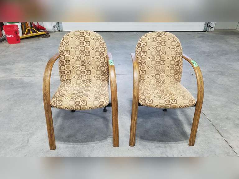 (2) Mid-Century Modern Chairs - Adam Marshall Land & Auction, LLC