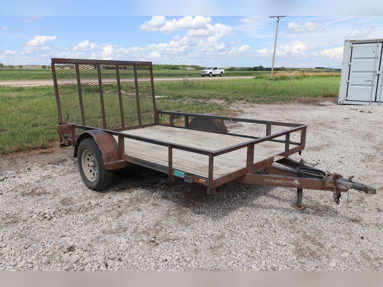 10FT Single Axle trailer - Adam Marshall Land & Auction, LLC