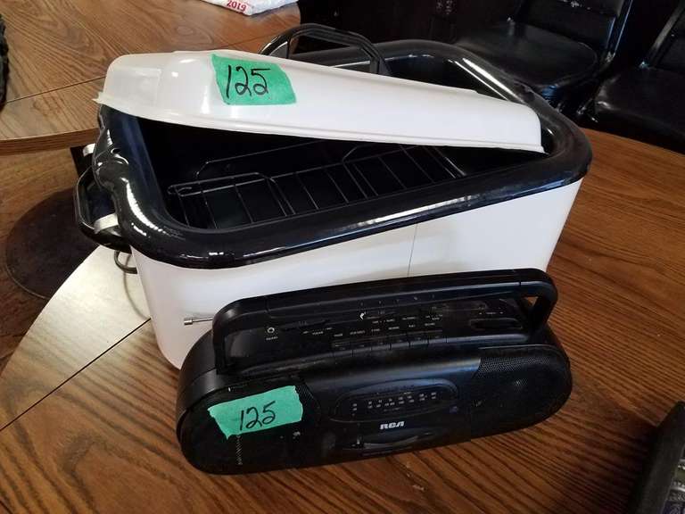 Roaster and radio - Adam Marshall Land & Auction, LLC