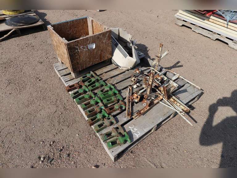 Case disc scrapers, sprayer setup parts for disc, 100lb box of bolts ...