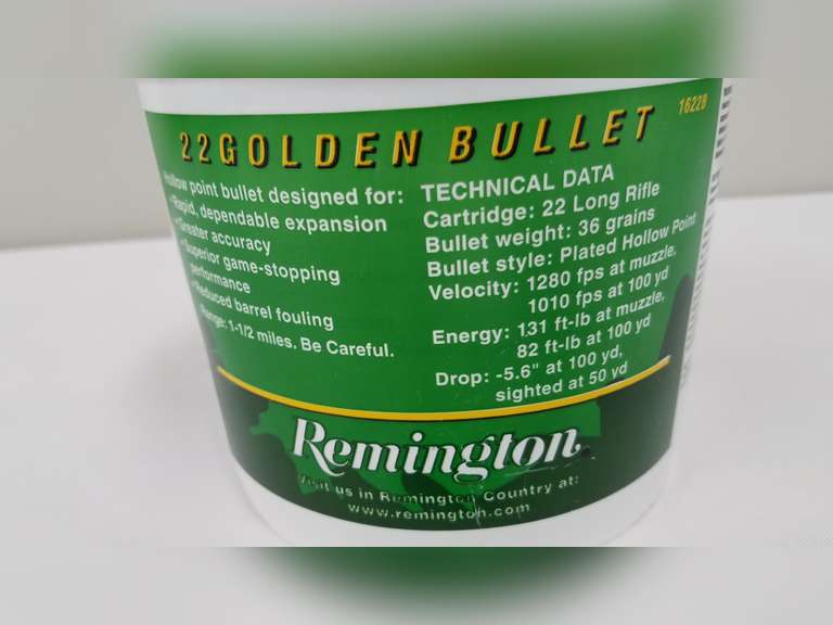 Remington Bucket O'Bullets 22 Golden Bullet (1 X 1400) - Adam Marshall ...