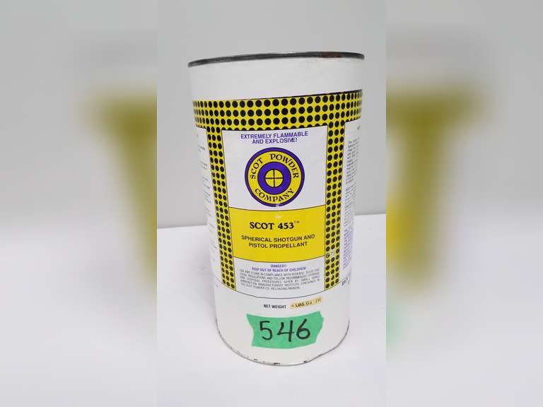 Scot Powder Co Scot 453 Spherical Shotgun and Pistol Propellant (1 X 4 ...
