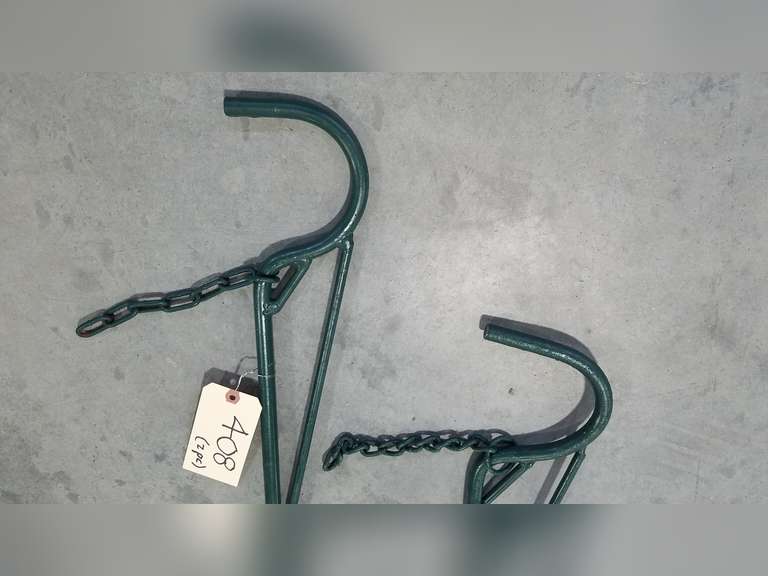 (2) Barbed Wire Gate Closer/Latch - Adam Marshall Land & Auction, LLC