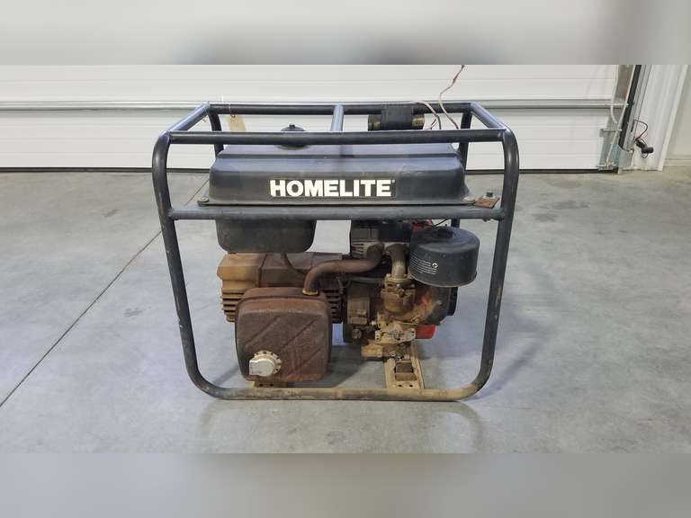 Homelite Generator Model 194412 W/8 HP Briggs & Stratton - Adam ...