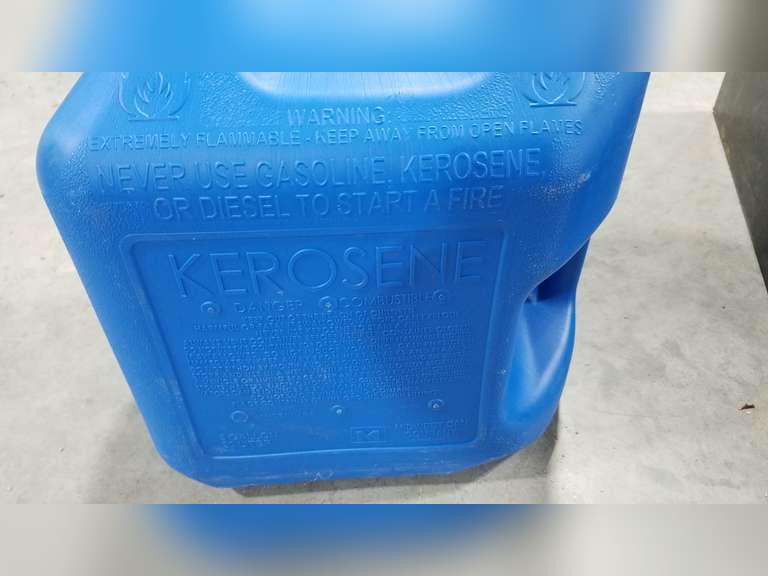 Knack Metal Tool Box W/Tray, 5 Gallon Kerosene Container - Adam Marshall Land & Auction, LLC