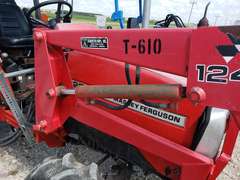 Massey Ferguson 1260 tractor MFWD with 1246 loader - Adam Marshall Land ...