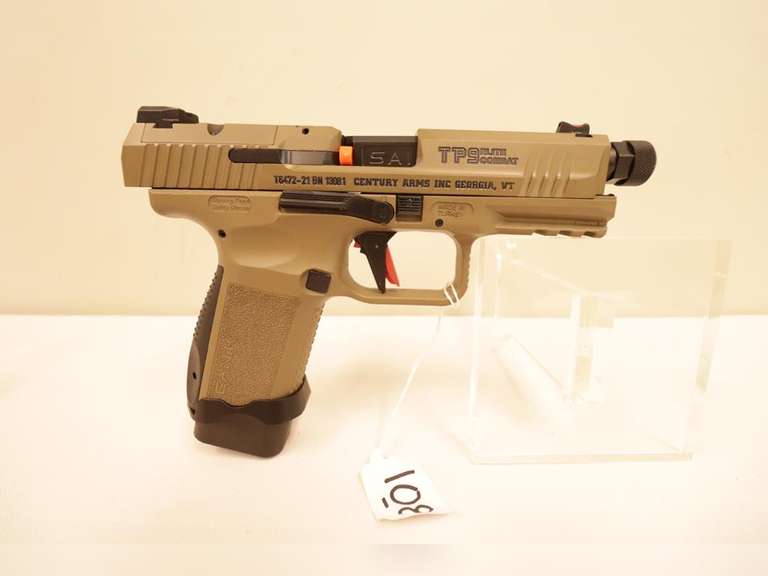 Canik/Century Arms Model TP 9 Elite Combat Pistol - 9 x 19 - NIB - W ...