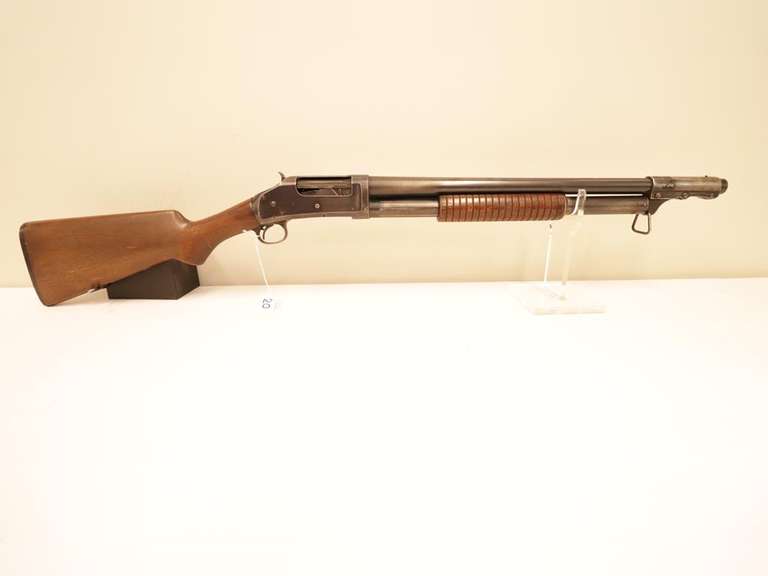 Winchester Model 1897 Pump Shotgun - 12 GA, 20" cylinder choke, - SN ...