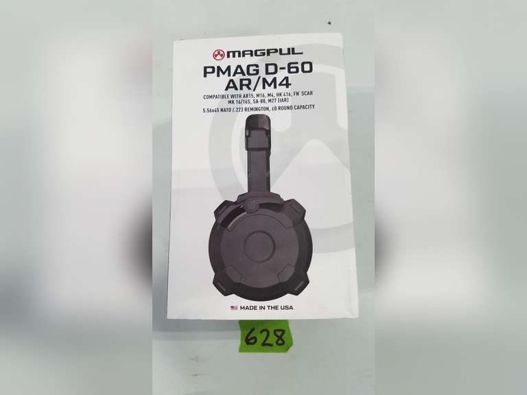 Magpul PMAG D-60 AR/M4 - 60 Round Magzine Drum 5.56 X 45 Nato/223 Rem ...