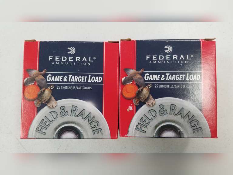 Federal Game & Target Load - 12 GA, 2-3/4", 8 Shot (2 X 25) - Adam ...