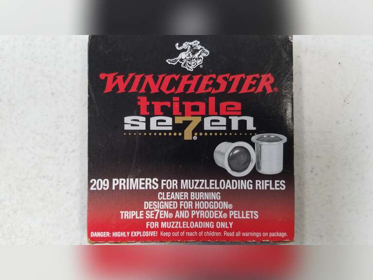 Winchester Triple Seven No.SML209T7 Muzzleloading Rifle Primers (71 ...