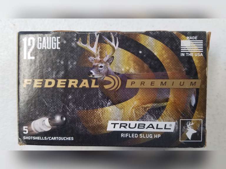 Federal Premium Truball Rifled Slugs HP - 12 GA, 2-3/4" (5 X 5) - Adam ...