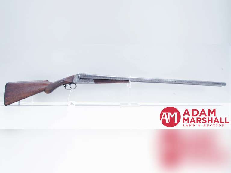 Ithaca Hammerless Double Barrel Shotgun - 12 GA - Damascus Barrel - SN ...