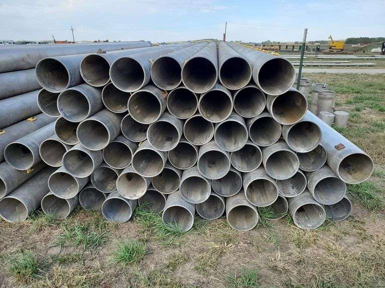 (57) Tex-Flow 30FT 10" Aluminum Gated Pipe - Adam Marshall Land ...
