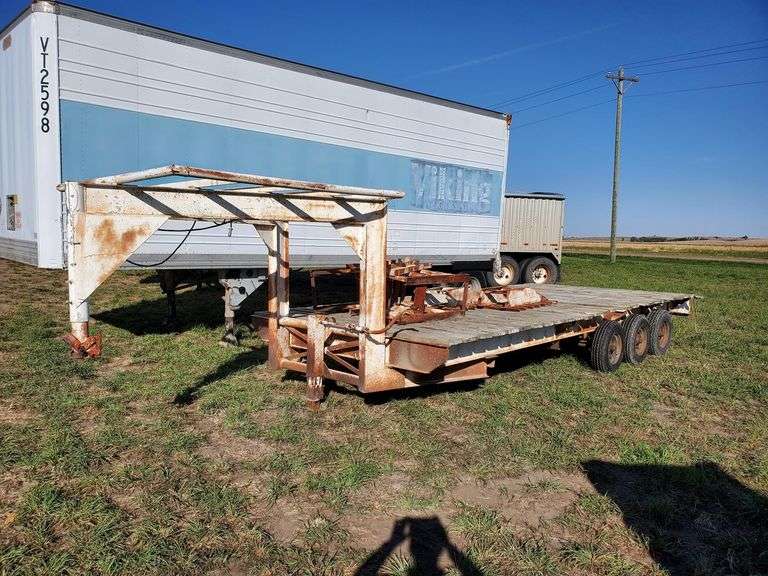 20FT Gooseneck Flatbed Trailer - Adam Marshall Land & Auction, LLC
