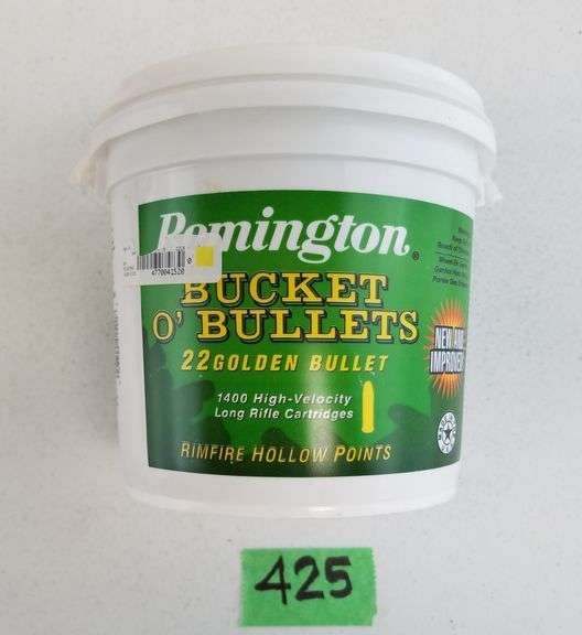 Remington Bucket O'Bullets 22 Golden Bullet - 22 LR, 36 Gr (1 X 1400 ...