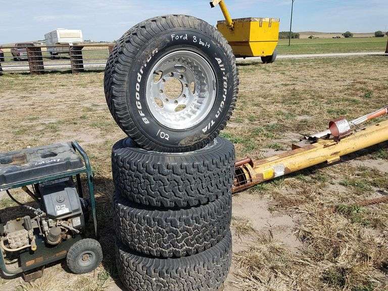 (4) BF Goodrich - 33 x 10.50R16.5 LT - Adam Marshall Land & Auction, LLC