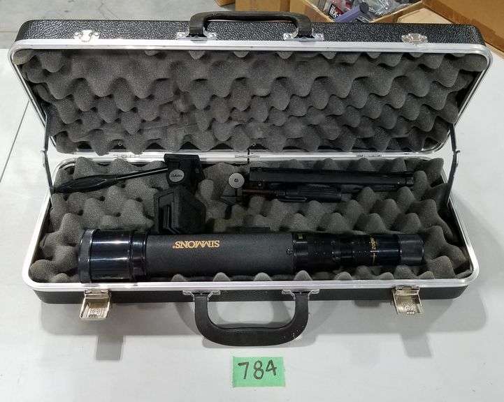 Simmons Model 1200 15-45 Spotting Scope W/Window, Bench Mounts & Padded ...
