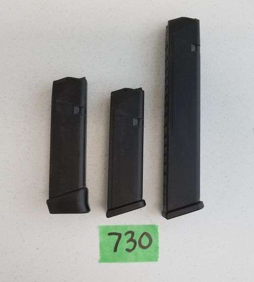 (2) Glock 9 MM 17 Rd & (1) Glock 9 MM 30 Rd Magazine - Adam Marshall ...