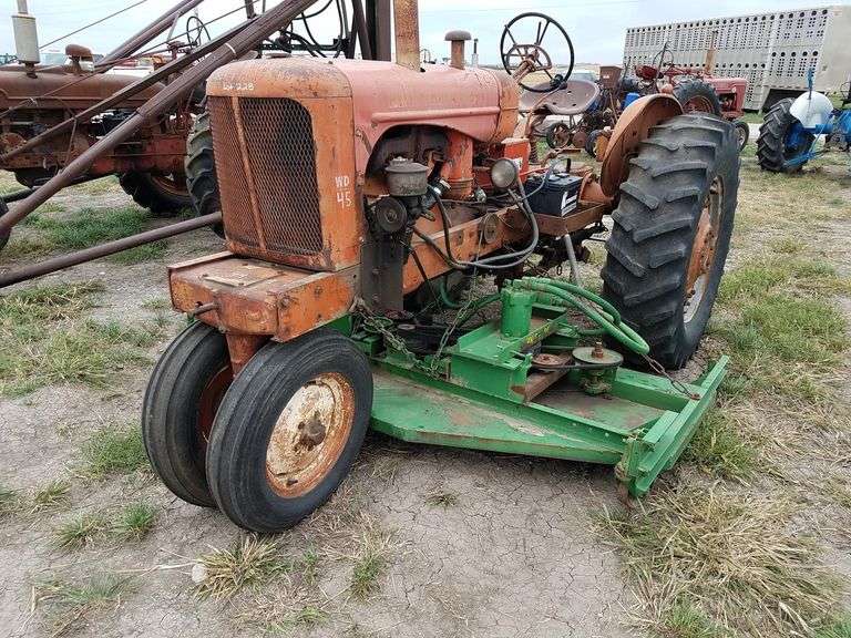 Allis Chalmers WD45 Tractor with John Deere Belly Mower - Adam Marshall ...