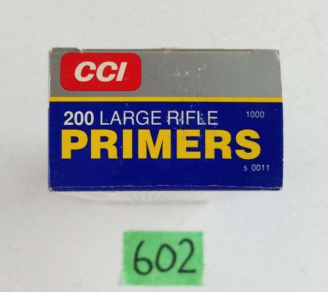 CCI Large Rifle Primers No. 200 (1 X 1000) - Adam Marshall Land ...