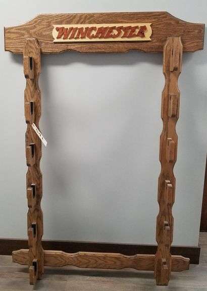 Custom Six Gun Wall Rack "Winchester" - Adam Marshall Land & Auction, LLC