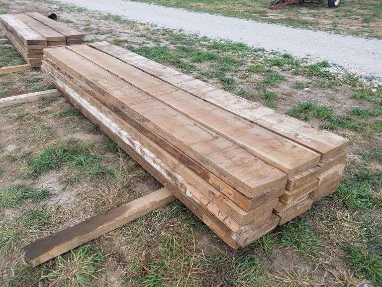 (18) Wood Planks 2.5" x 11" x 12FT - Adam Marshall Land & Auction, LLC