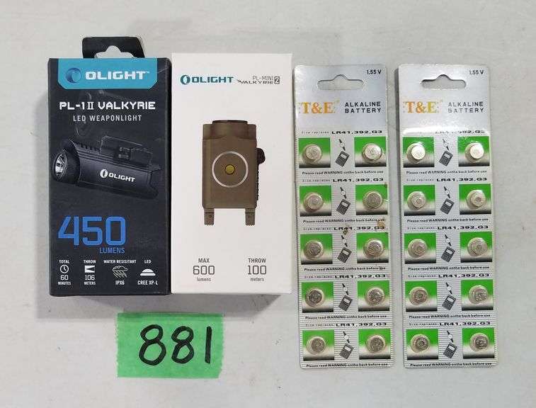 Olight LED Weapon Lights - PL-1II Valkyrie & PL-Mini Valkyrie 2, & T&E ...