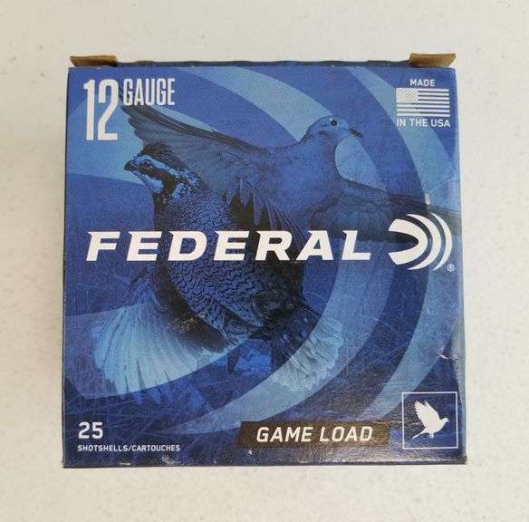 Federal Game Load - 12 GA, 2-3/4", 8 Shot (1 X 25) - Adam Marshall Land ...