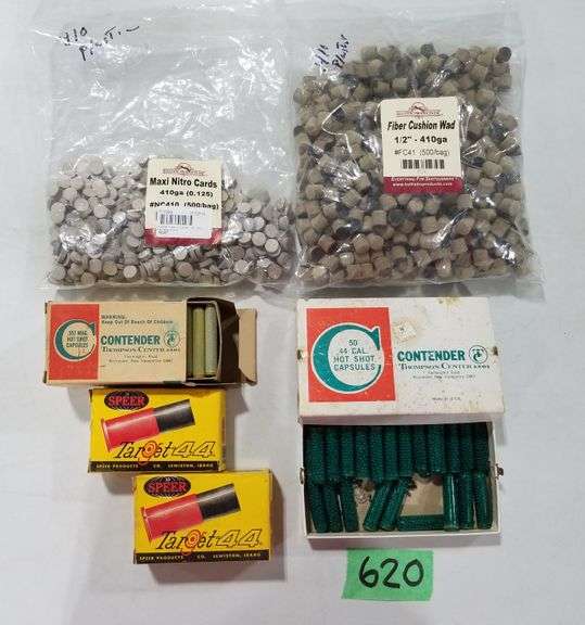 Assorted - (29) 44 Cal Shot Capsules, Spear Target 44 Cartridge Cases ...