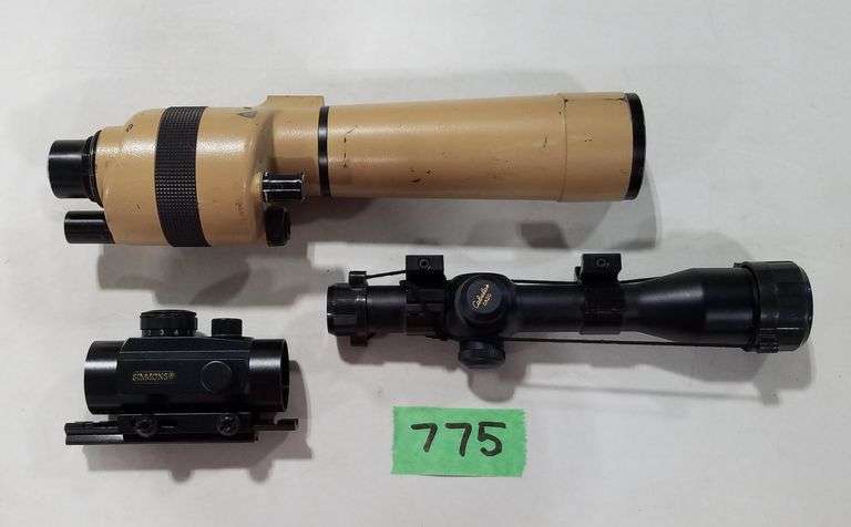 Simmons Model 1210 25x50 Spotting Scope, Cabela's 0x20 Rifle Scope ...