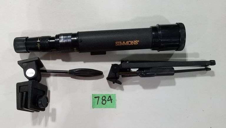 Simmons Model 1200 15-45 Spotting Scope W/Window, Bench Mounts & Padded ...