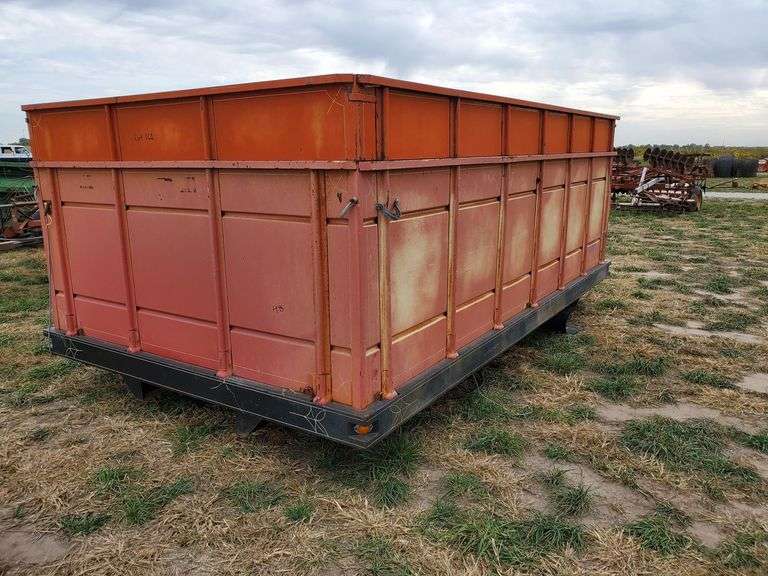 Steel Grain Box 13FT (Box & Hoist) - Adam Marshall Land & Auction, LLC