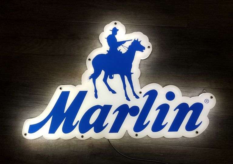 Marlin Firearms LED Wall Sign - Adam Marshall Land & Auction, LLC
