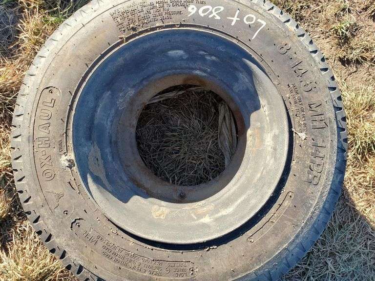 (2) Used Trailer Tires & Rims - Adam Marshall Land & Auction, LLC
