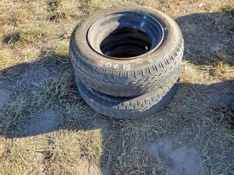 (2) Used Tires & Rims - Adam Marshall Land & Auction, LLC