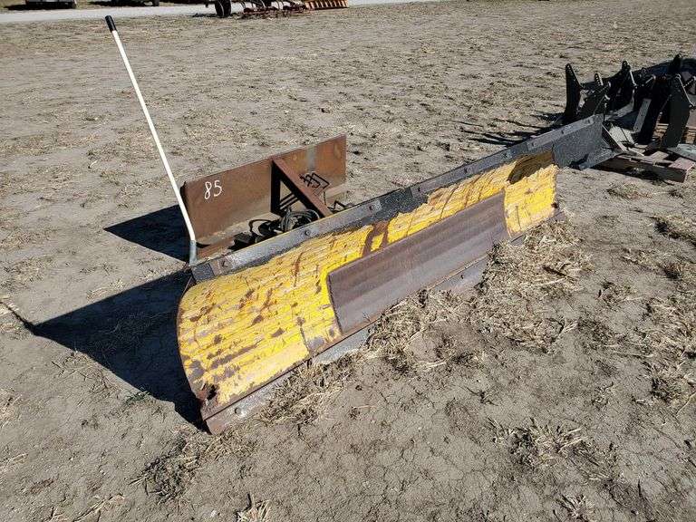 Quick Attach Skid Steer Snow Blade - Adam Marshall Land & Auction, LLC