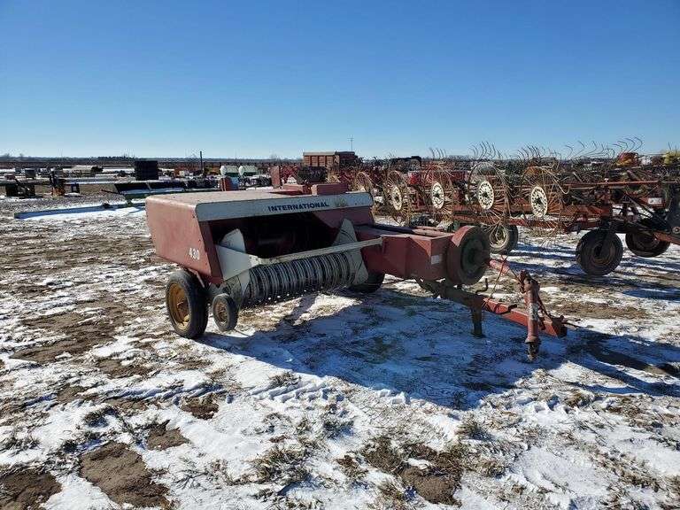 International 430 Square Baler - Adam Marshall Land & Auction, LLC