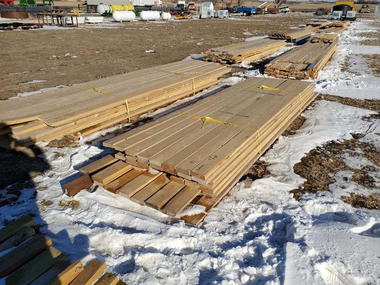 (60) Pieces Various Lumber, 2x6 - Adam Marshall Land & Auction, LLC