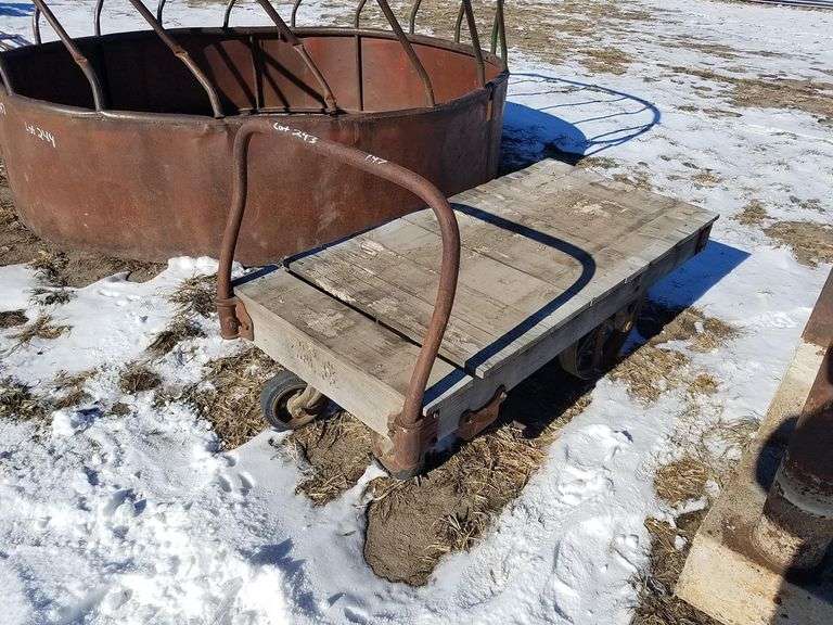 Railroad Freight Cart 29" x 5FT - Adam Marshall Land & Auction, LLC