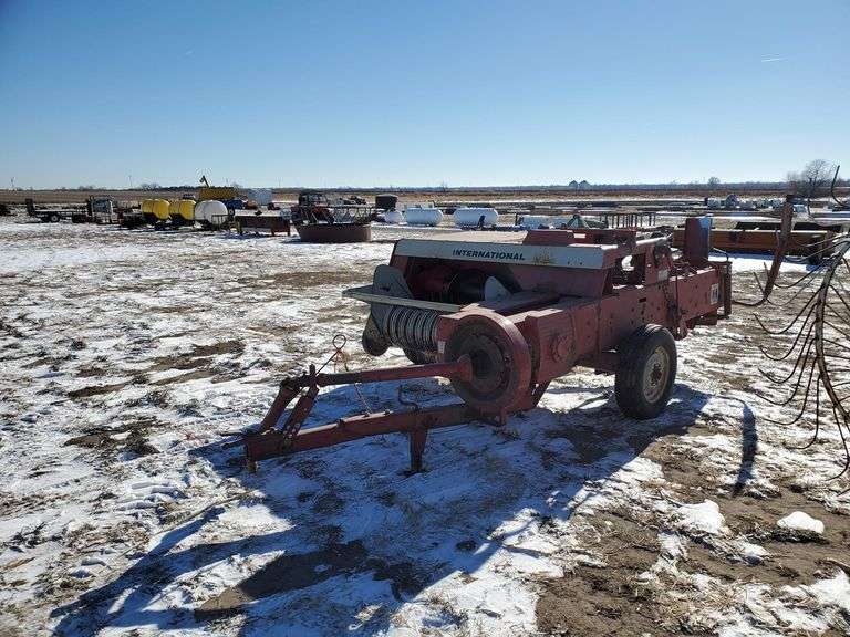 International 430 Square Baler - Adam Marshall Land & Auction, LLC