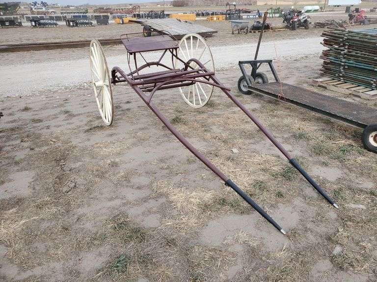 Two Wheel Horse Drawn Road Cart - Adam Marshall Land & Auction, LLC