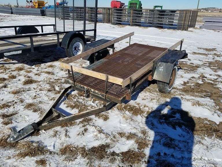 Utility Tilt Trailer, 8FT - Adam Marshall Land & Auction, LLC