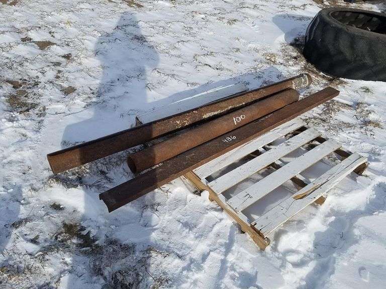 (2) 5" Steel Pipe & Channel Iron - Adam Marshall Land & Auction, LLC