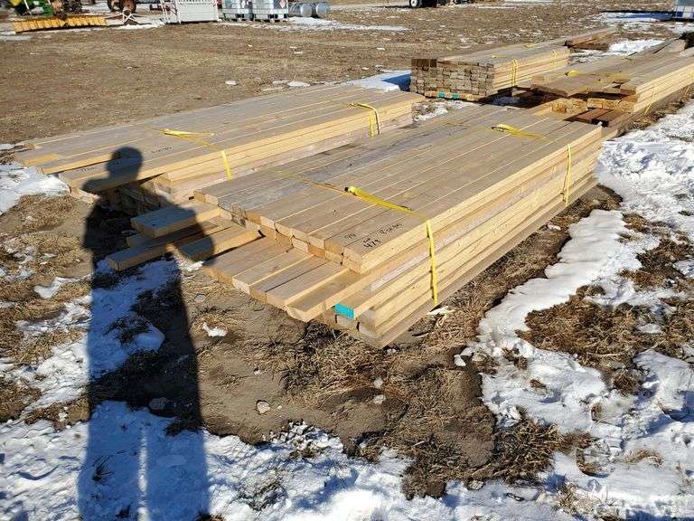 (100) Pieces Mostly 8FT Lumber, 2x4 - Adam Marshall Land & Auction, LLC