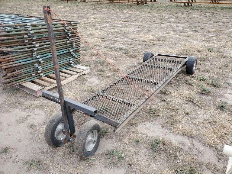 Homemade Heavy Duty Bale Hauler - Adam Marshall Land & Auction, LLC