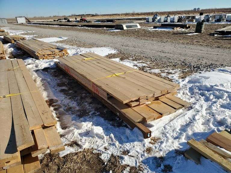 (60) Pieces Various Lumber, 2x6 - Adam Marshall Land & Auction, LLC