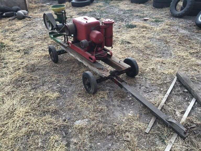 International Motor with Corn Grinder - Adam Marshall Land & Auction, LLC